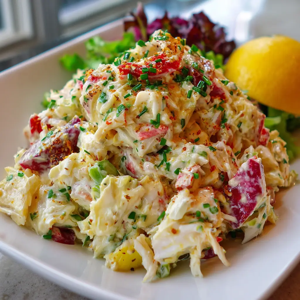 Salade Crabe Crémeuse : Un Délice Irrésistible