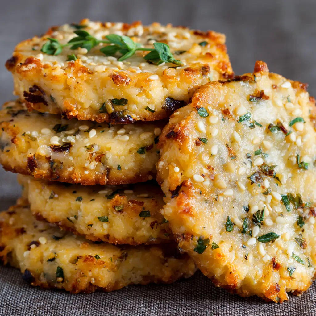 Sablés Comté, Sésame et Herbes de Provence: Recette Facile