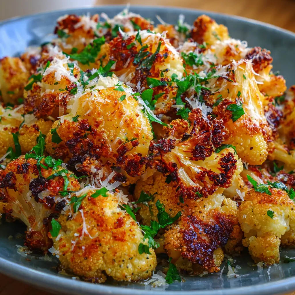 Chou-fleur Rôti Croustillant au Parmesan : Un Délice Irrésistible